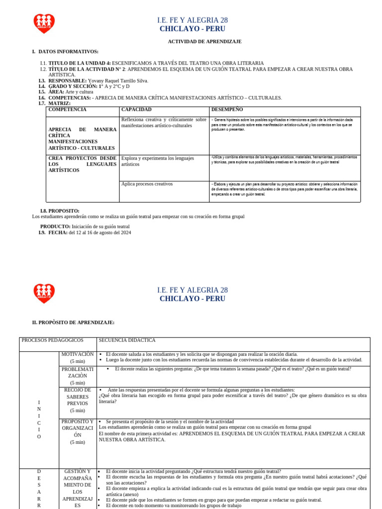 Sesión2 1ro y 2do | PDF