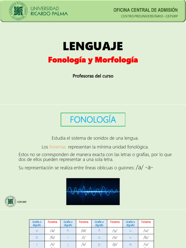 Fonología y Morfo | PDF