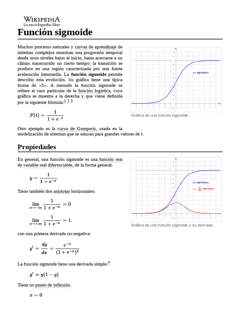 Función Sigmoide | PDF