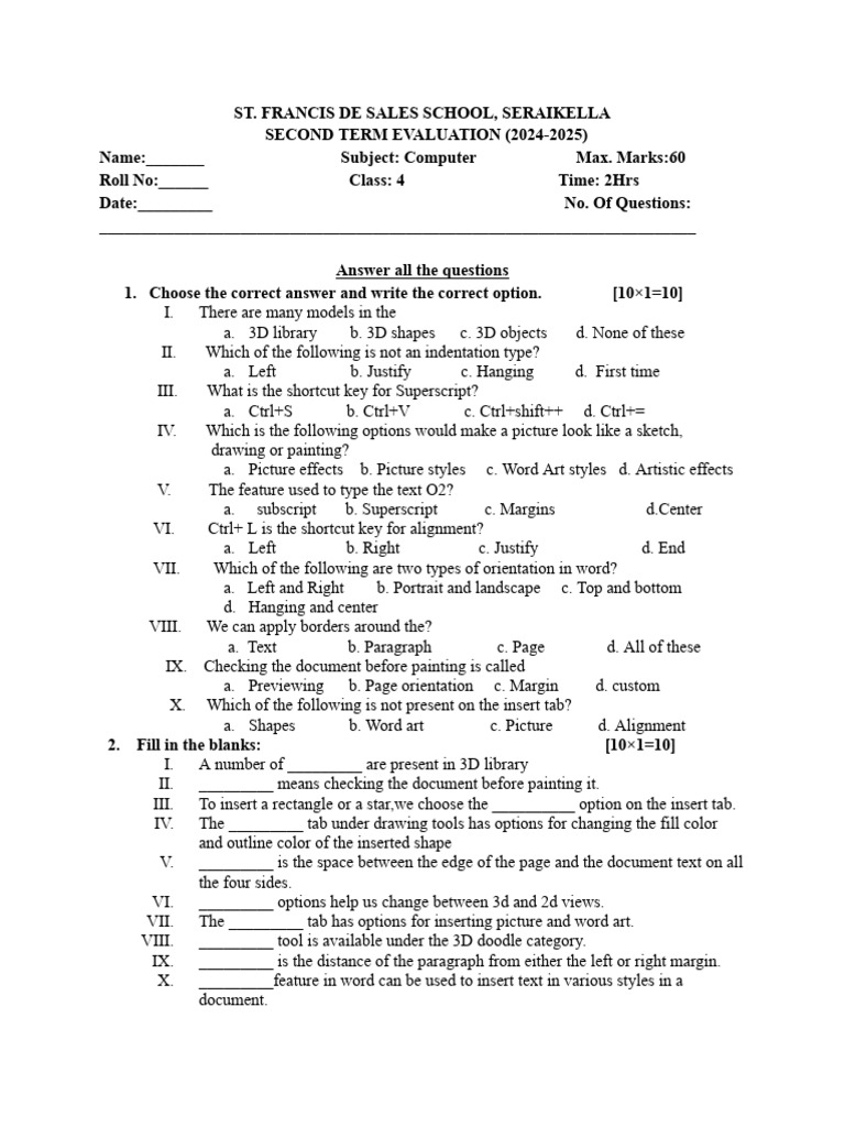 Class 4 Computer | PDF