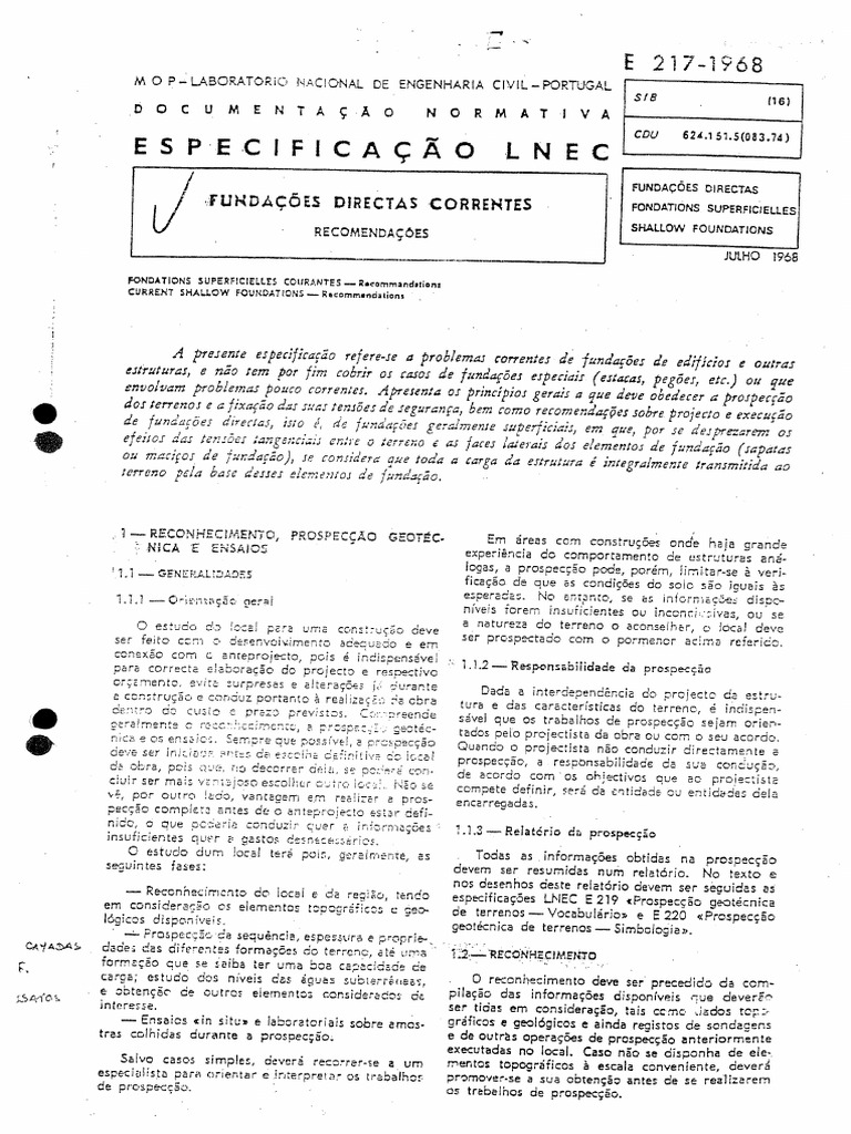E-217 Lnec | PDF