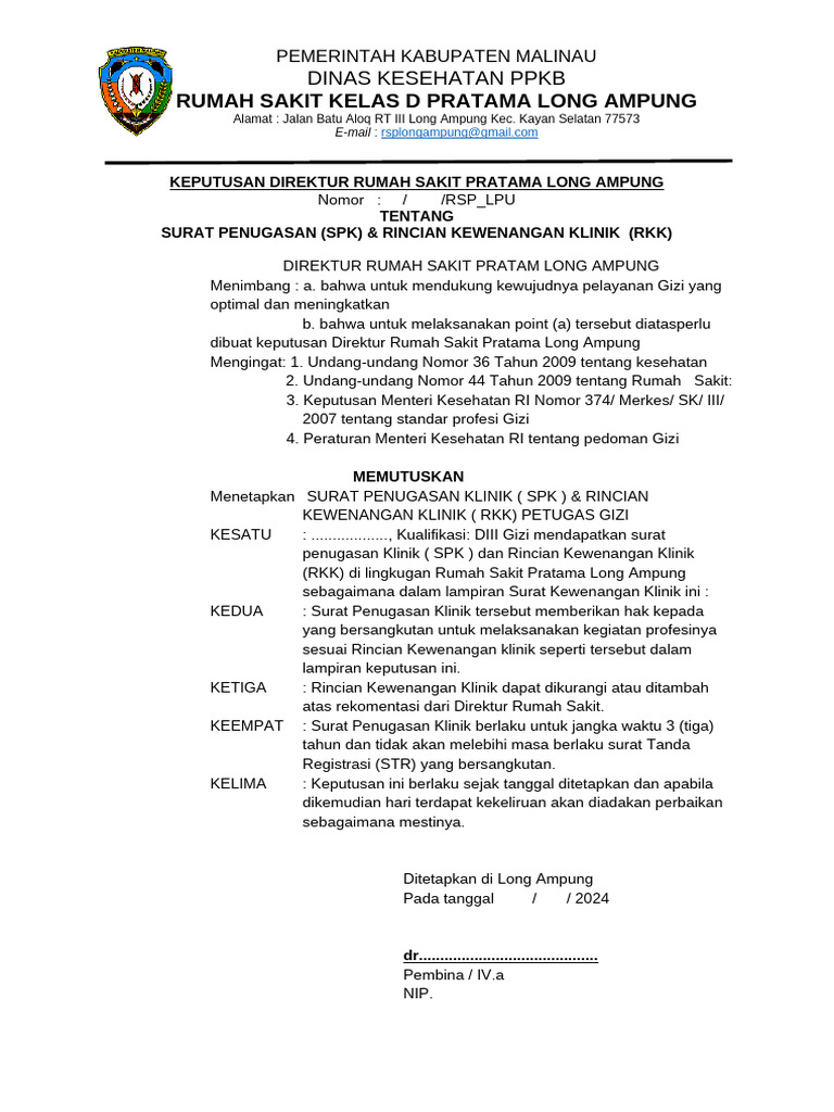 SPK Dan RKK RS | PDF | Tecnología e ingeniería