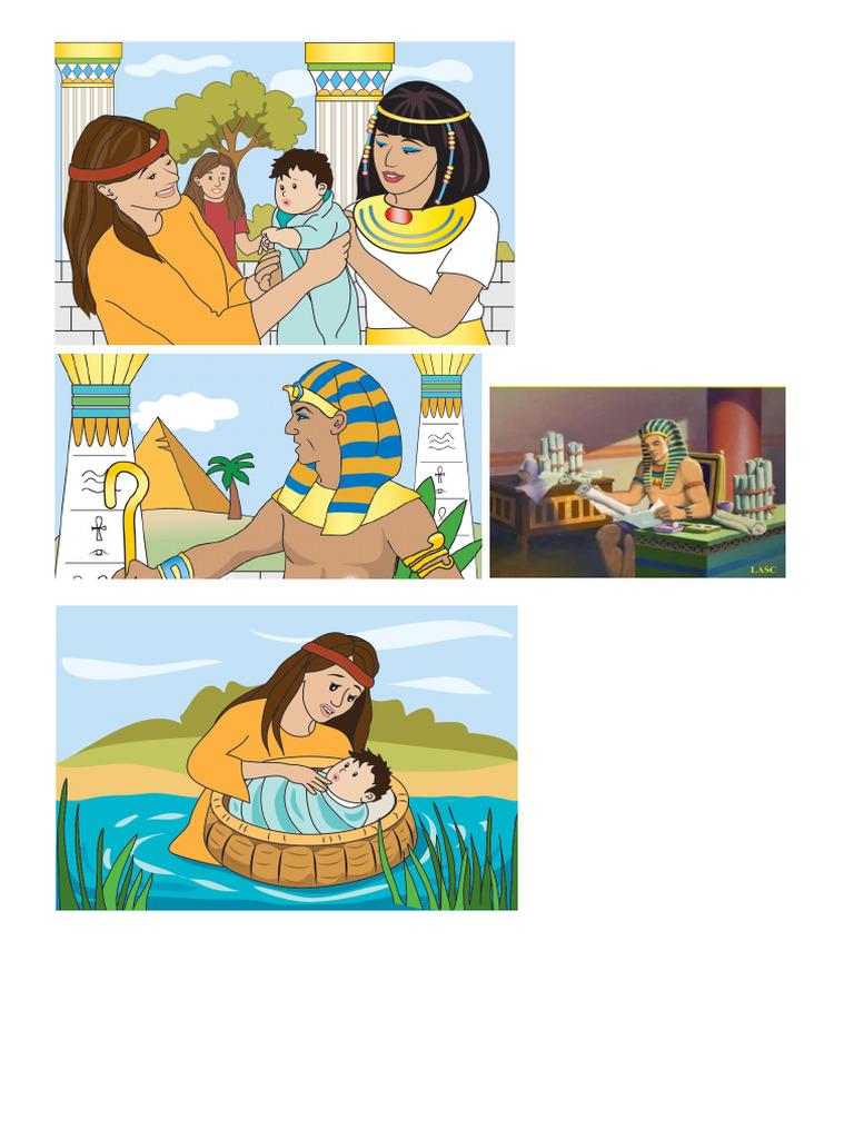 imagenes del bebé moises en el rio | PDF