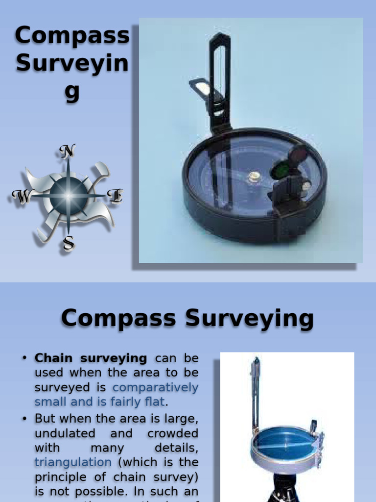 Compass Surveying | PDF
