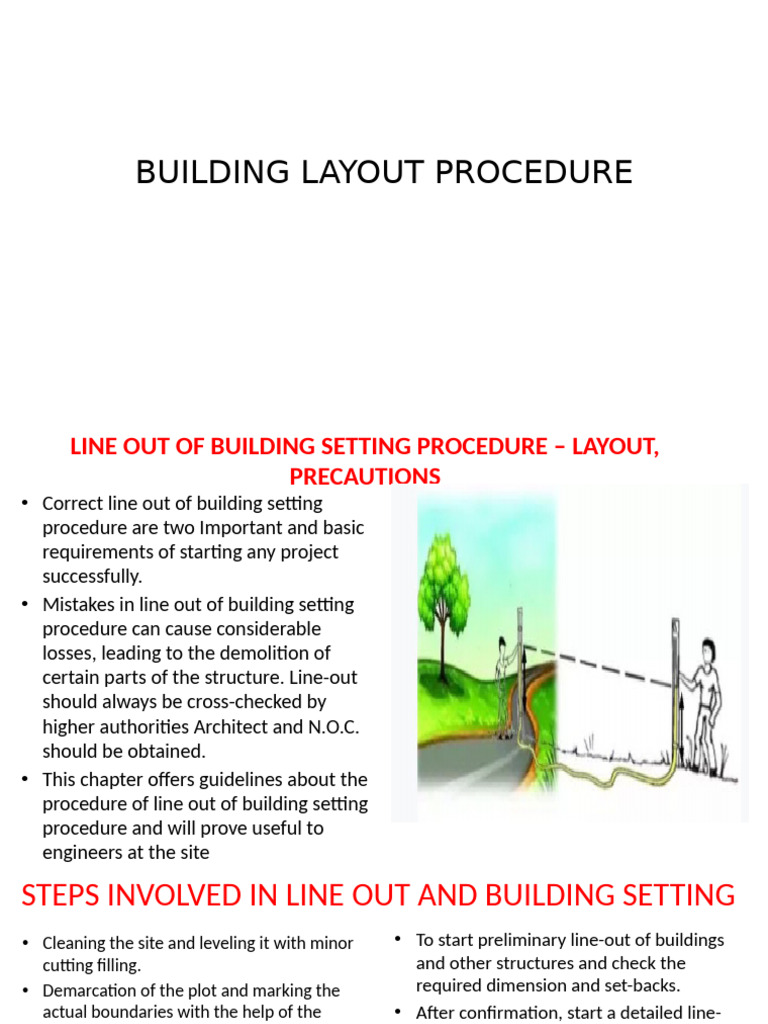 Building Layout Procedure | PDF