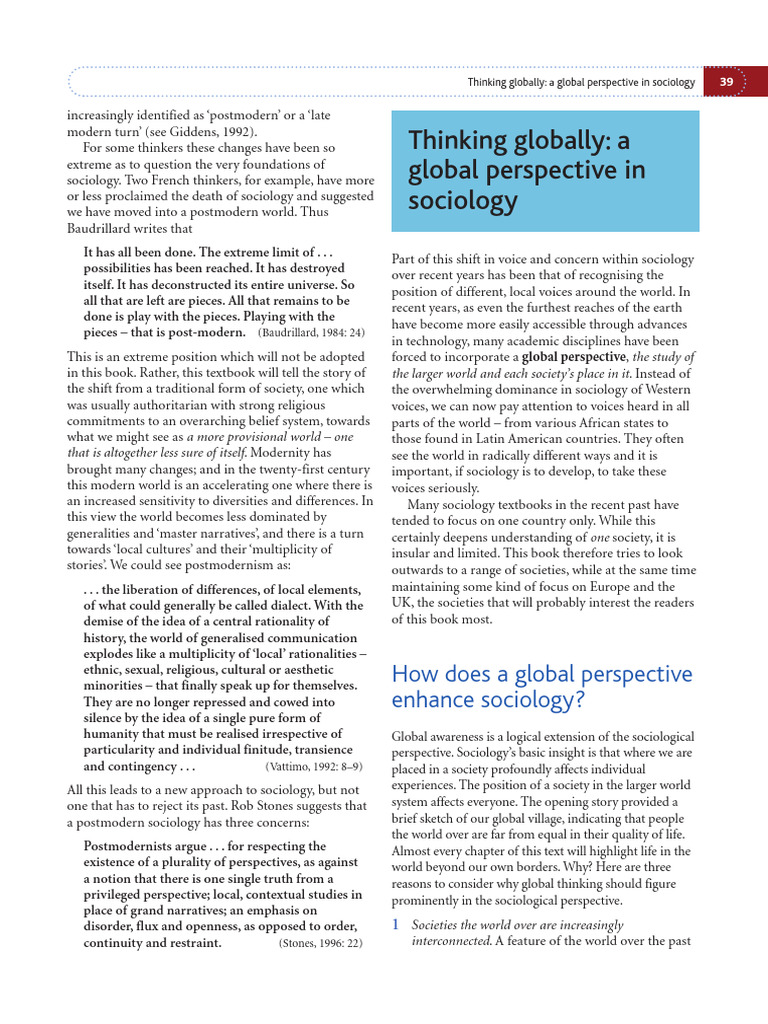 INTRODUCTION GLOBALIZATION John J. Macionis, Ken Plummer - Sociology ...