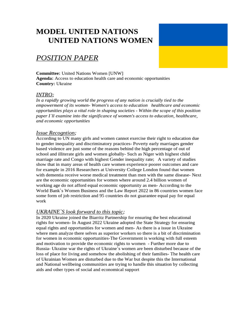 Position Paper | PDF