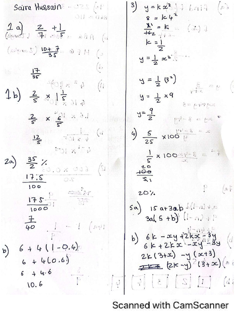 Math Mock p1_compressed | PDF