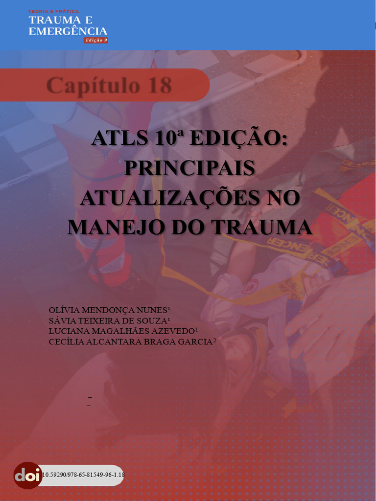 Atls 10 Edição - Principais Atualizações No Manejo Do Trauma | PDF