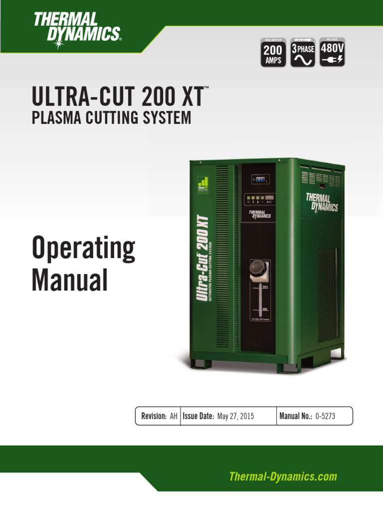 Ultra-Cut 200 XT: Operating Manual | PDF | Welding | Construction