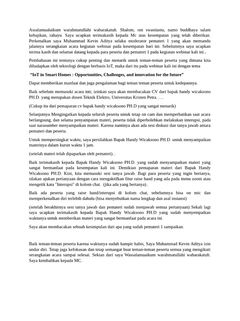 Teks Moderator | PDF