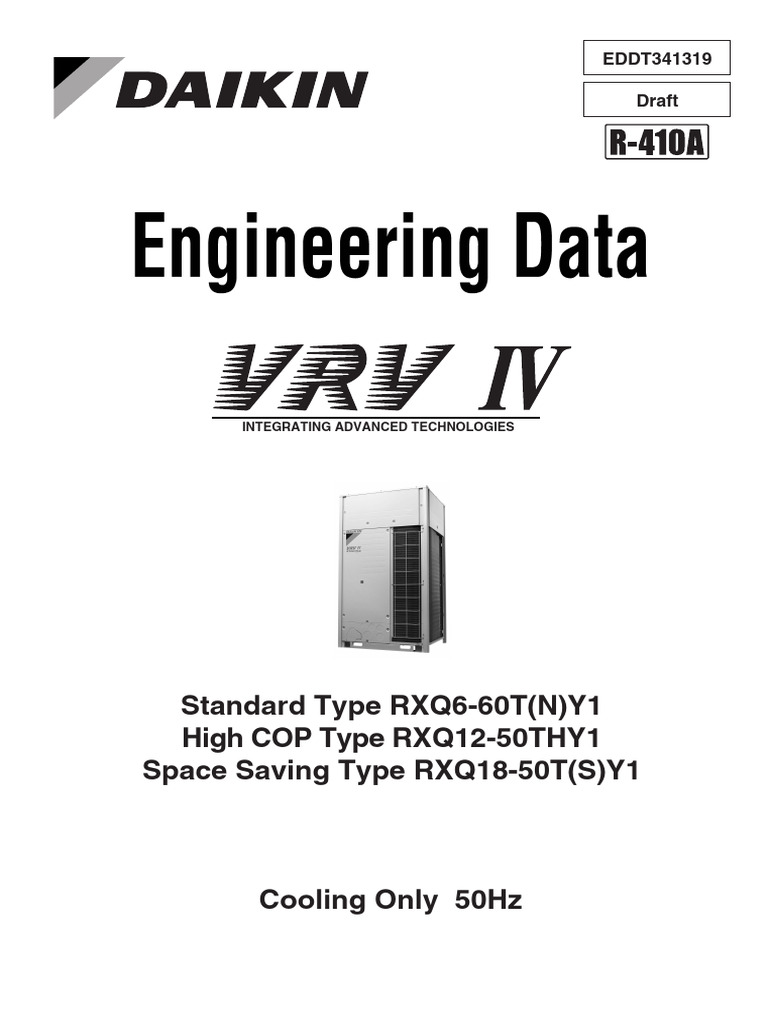 VRV IV Eddt341319 | PDF