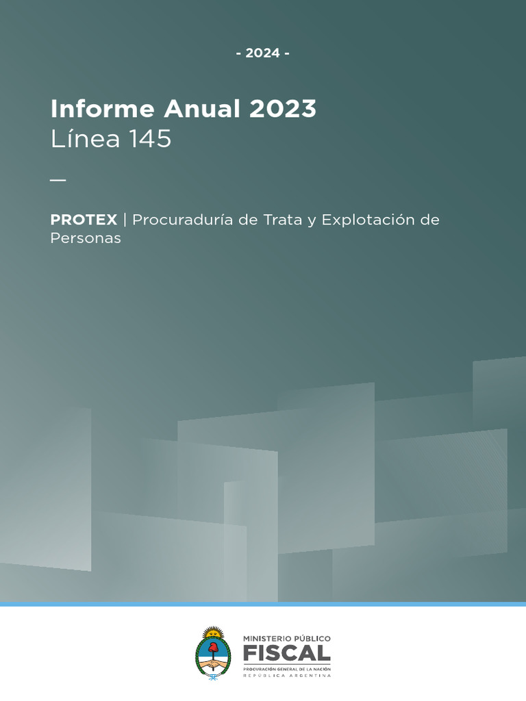 Protex Informe Denuncias Linea 145 2024 | PDF | Justicia | Crimen y violencia