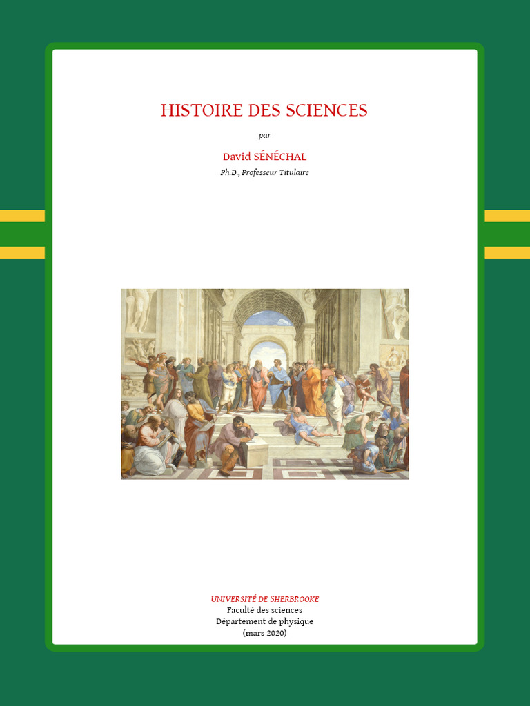 Histoire Sciences Pdf