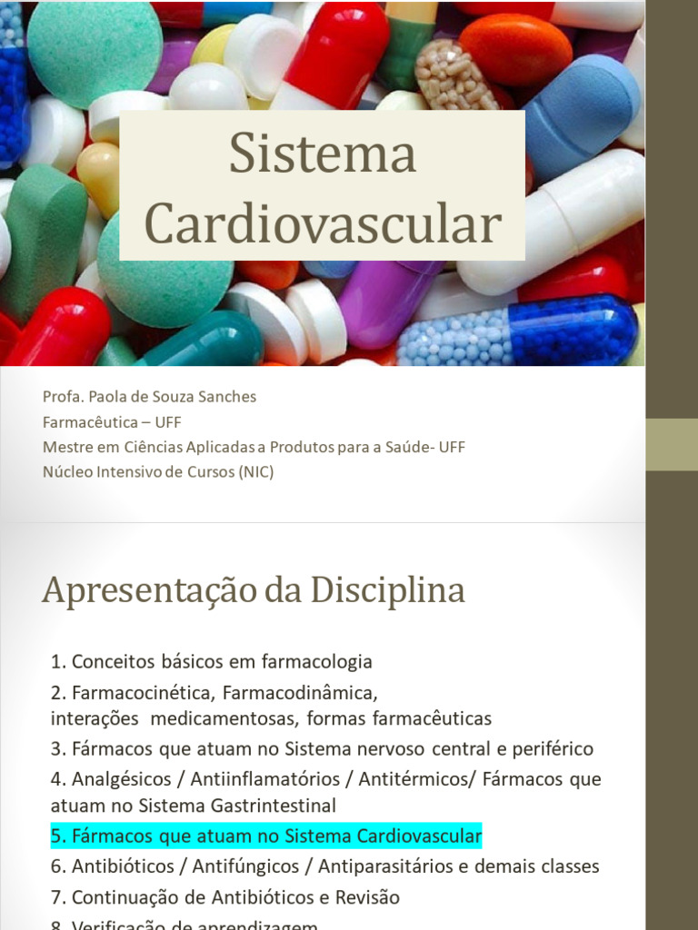 Aula 5 - Fármacos Que Atuam No Sistema Cardiovascular | PDF