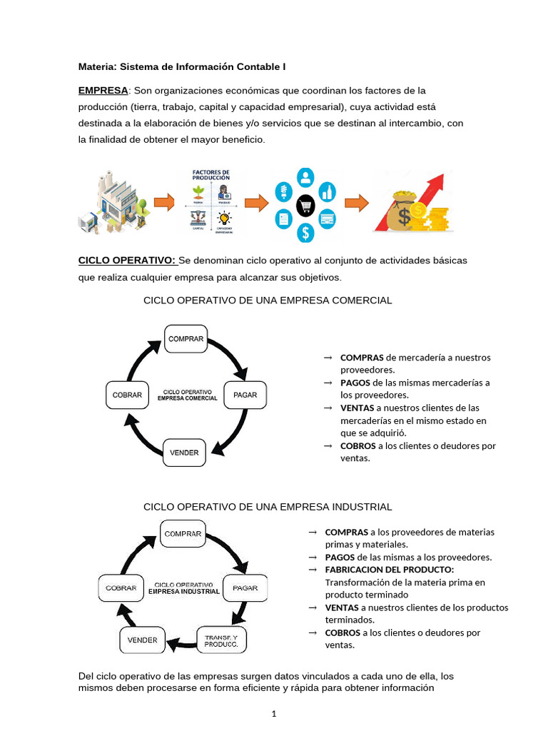 Teoria Sic 1° - 1°ficha | PDF
