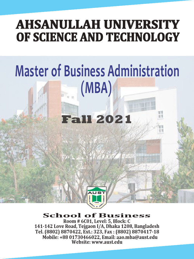 MBA Brochure | PDF