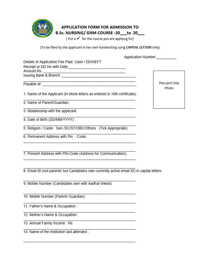 Application-form-New | PDF