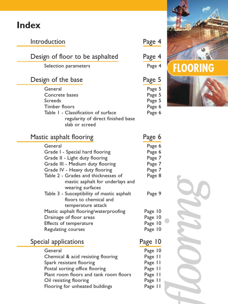 Flooring Index | PDF | Flooring | Asphalt
