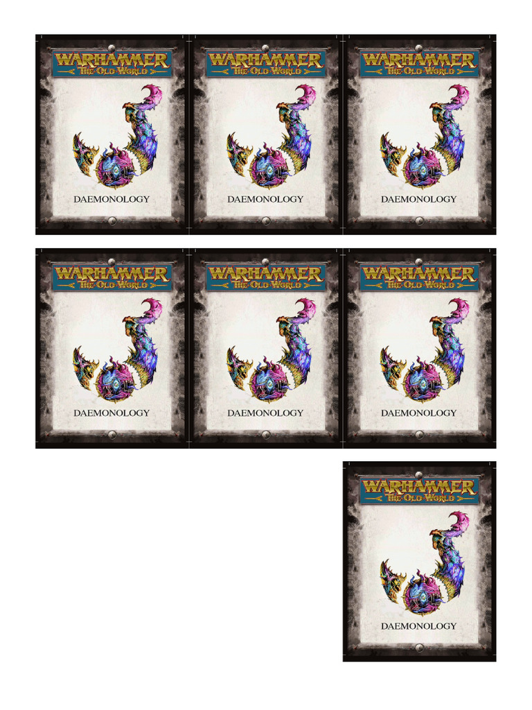 Daemonology Back | PDF