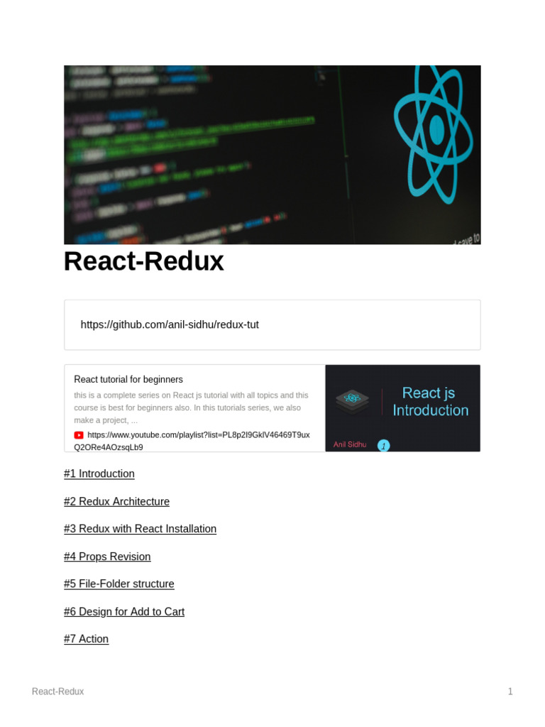 React Redux | PDF