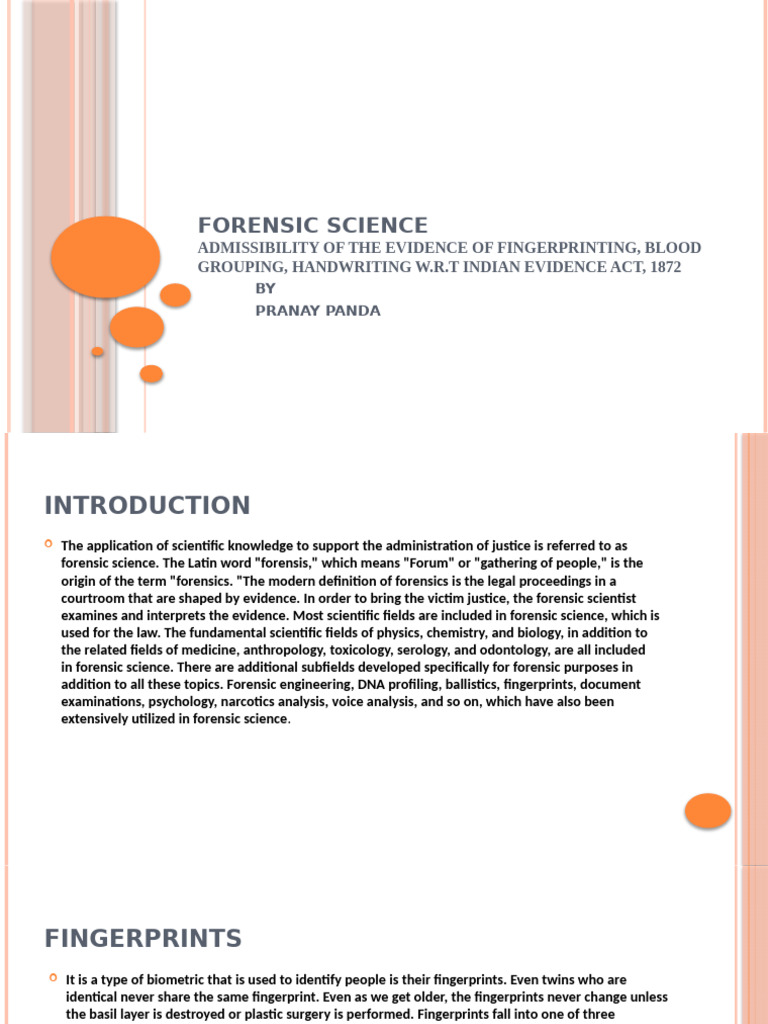 Forensic Science | PDF