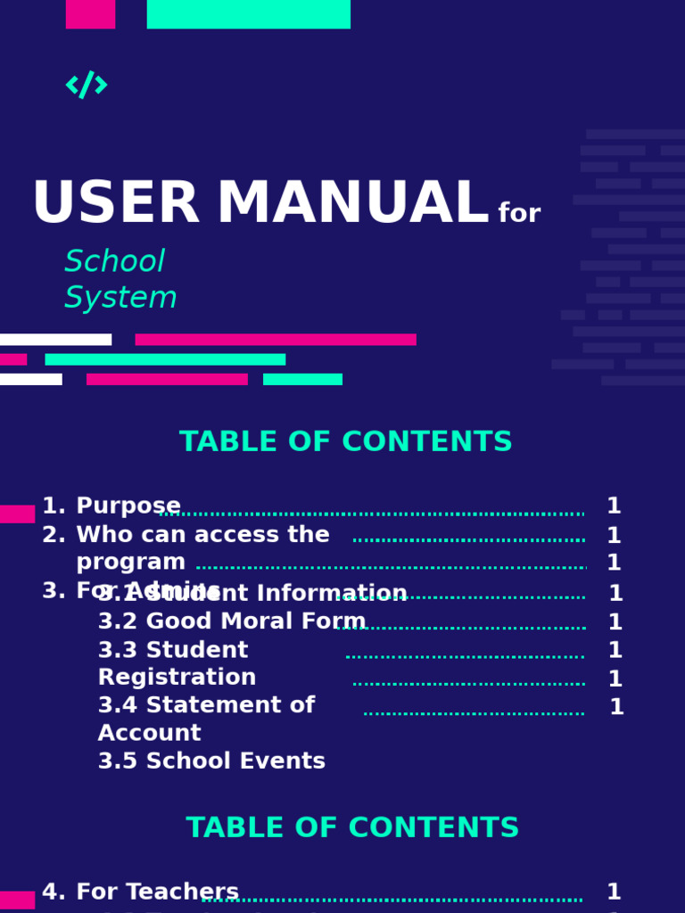 User Manual For Sysad | PDF