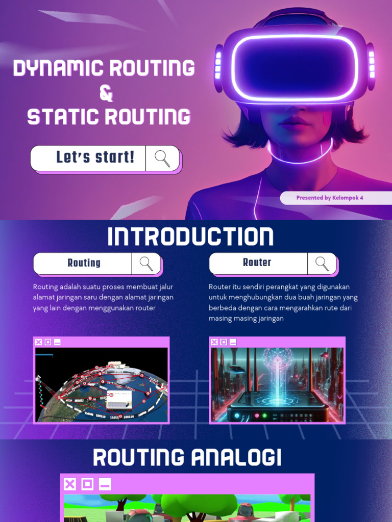 Dynamic Routing & Default Routing | PDF