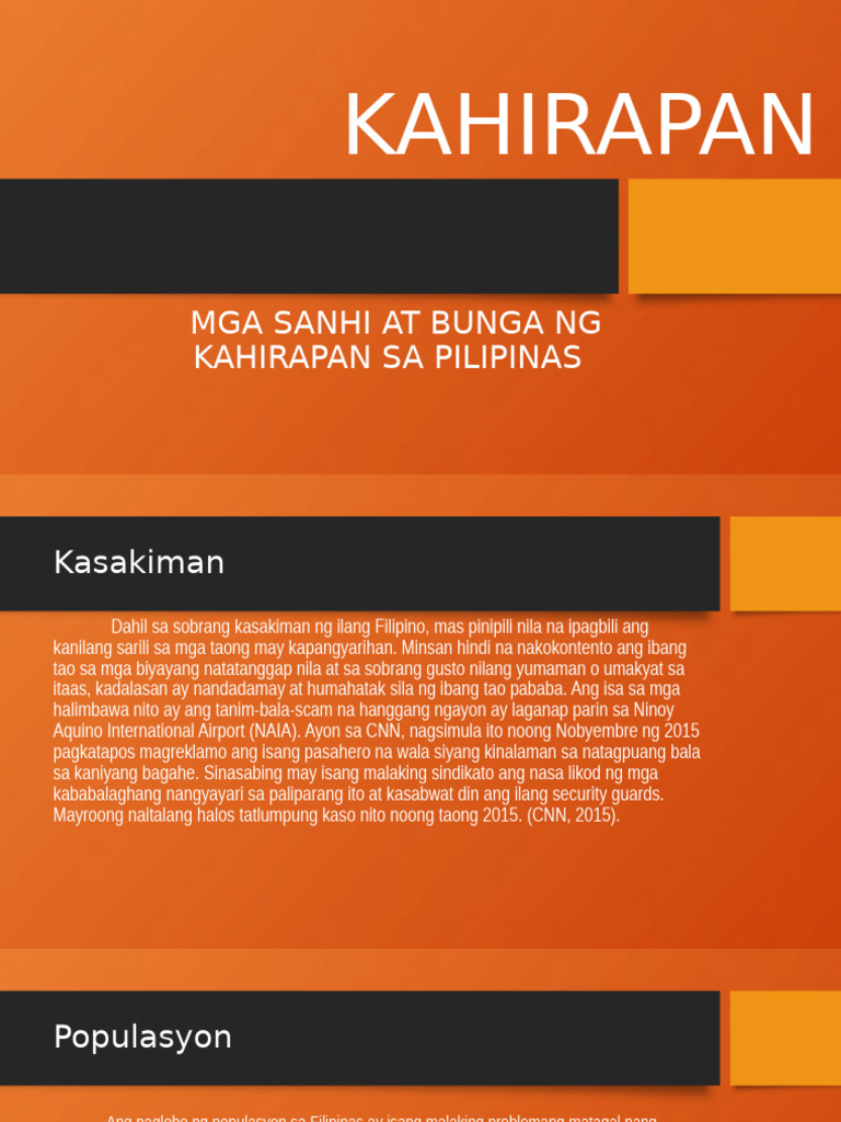 Kahirapan 1 | PDF