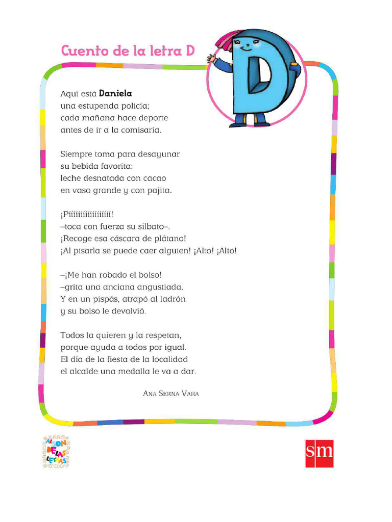 Cuento Con La Letra D | PDF