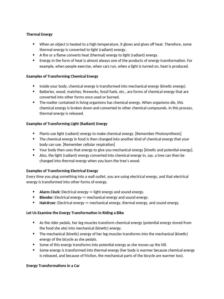 Energy The Stages, and Types | PDF