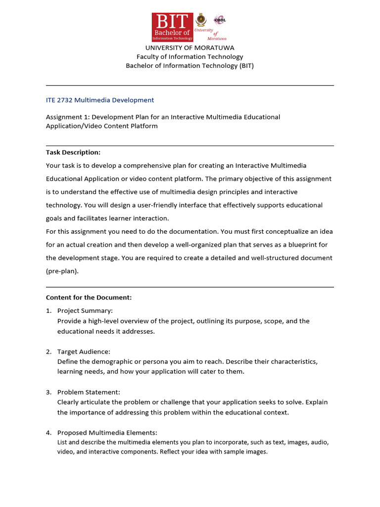 Assignment 1 - BIT ITE 2732 - 24 Sep | PDF