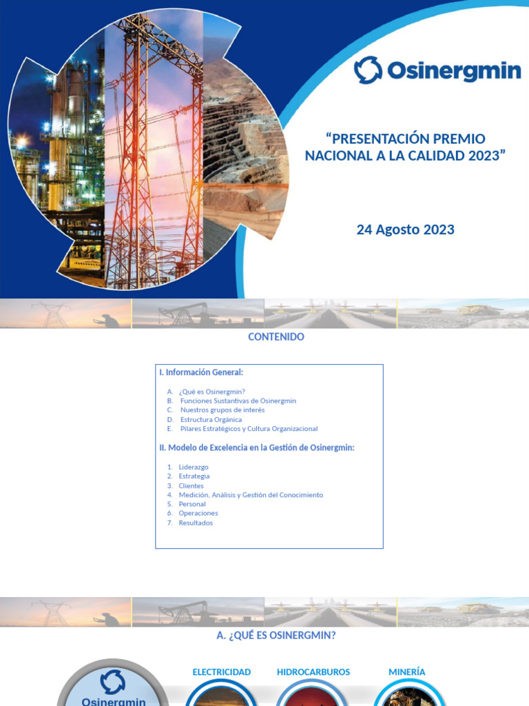 OSINERGMIN Presentacion PPT ME2 | PDF
