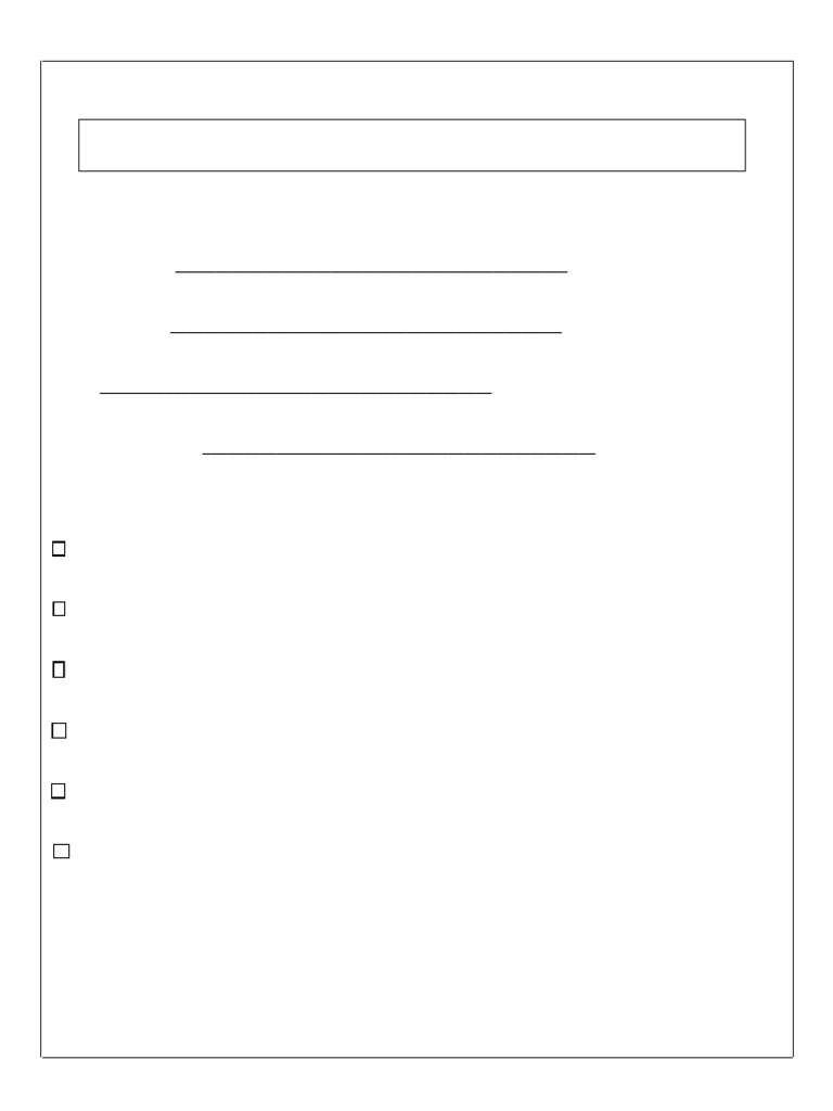Bed Bug Infestation Disclosure Form | PDF