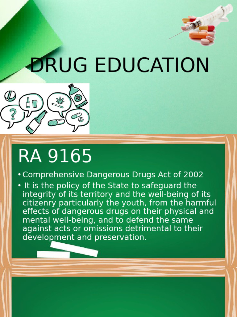 Drug Education 1 | PDF