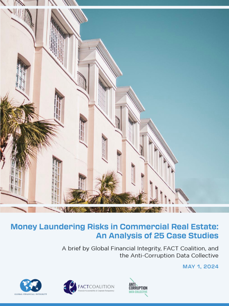 Lavado de Dinero A Traves de Bienes Raices 1715007648 | PDF