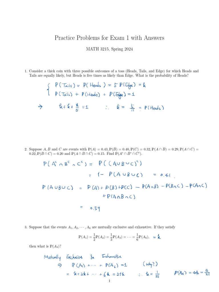 exam-1-prac-sol | PDF