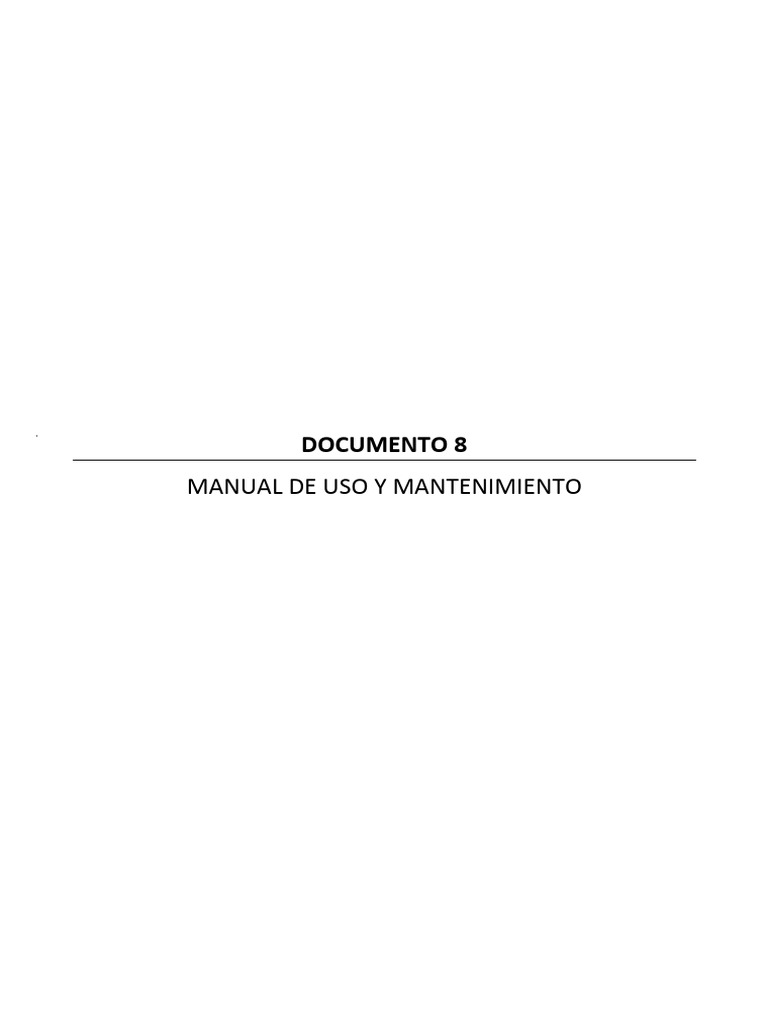 Manual de Uso y Mantenimineto para Estructuras Metalicas | PDF