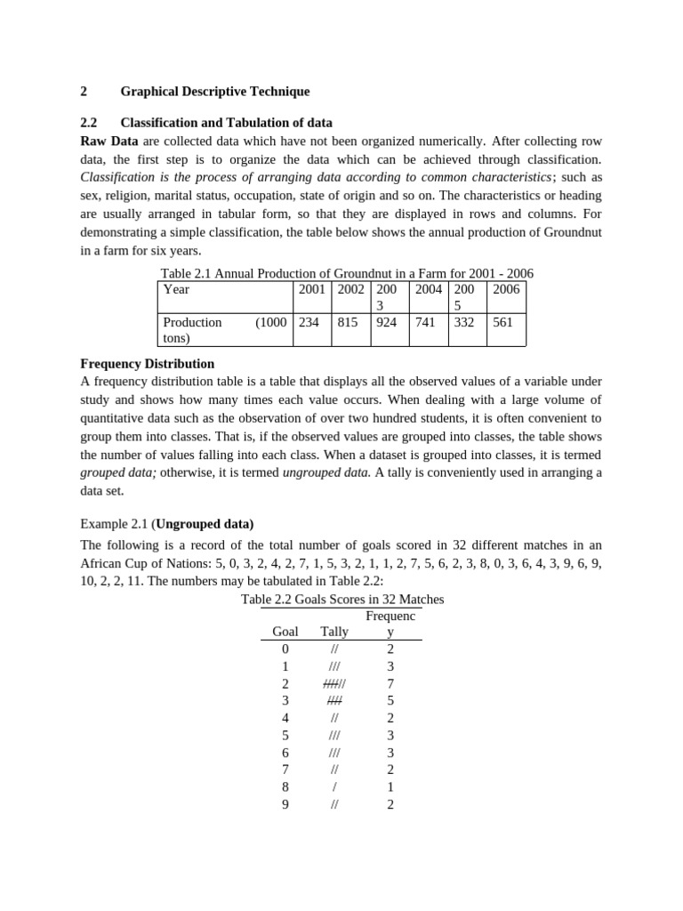 STA 111 LECTURE 2_Graphical Descriptive Technique | PDF