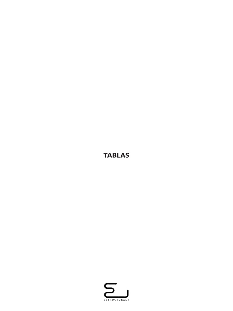Tablas E1 - 2024 | PDF