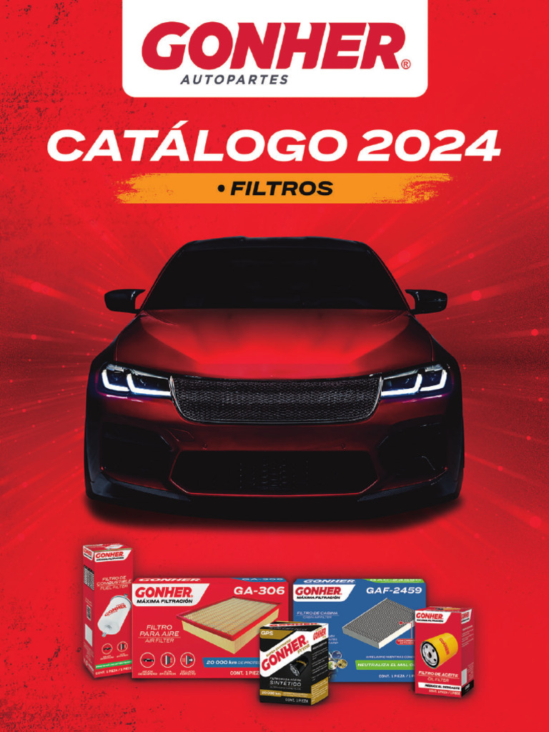 Catalogo Filtros GONHER 2024 | PDF