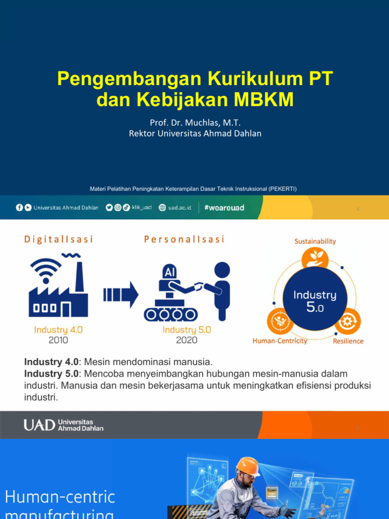 Materi Pengembangan Kurikulum & MBKM | PDF