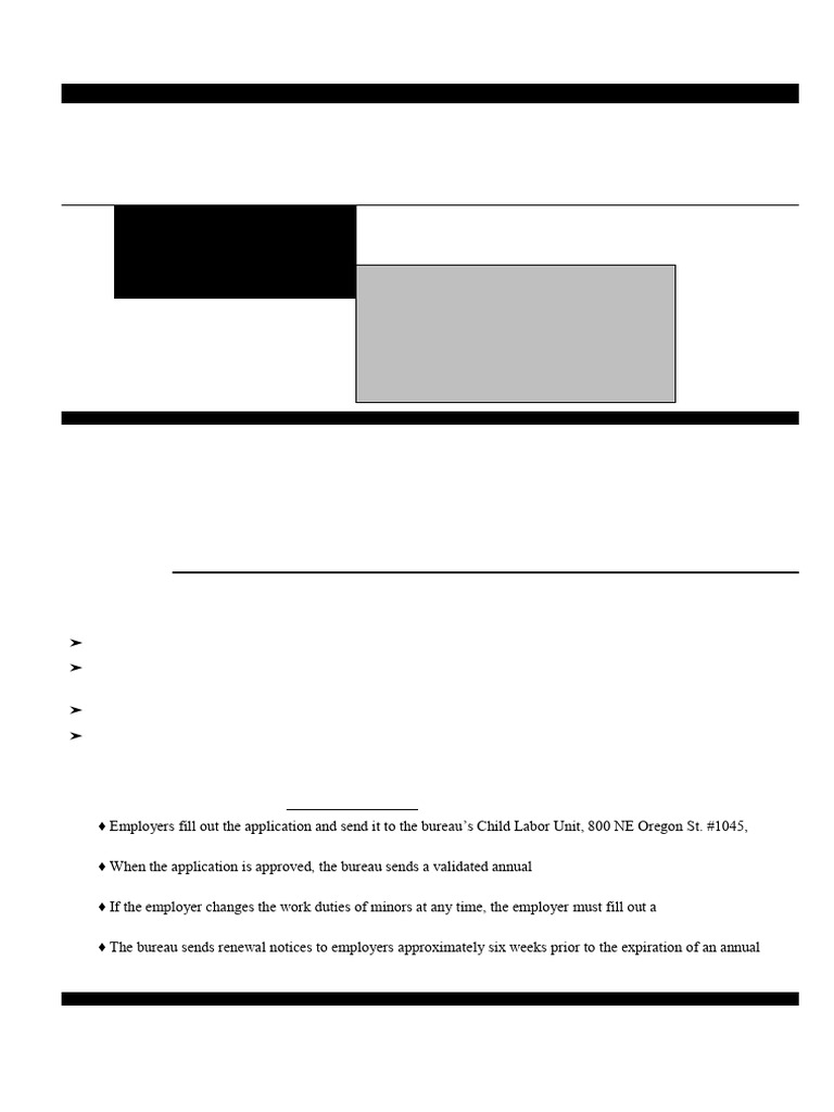 5-26 BOLI Employment of Minors | PDF | Employment | Overtime