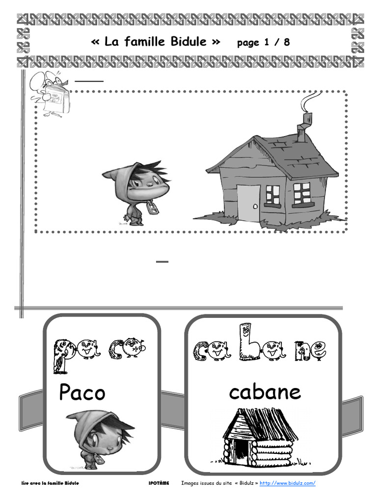 La Famille Bidule Ipotâme | PDF