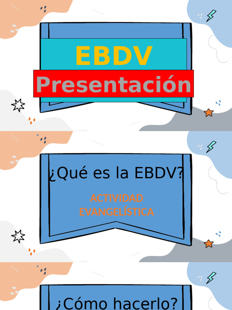 Presentación Ebdv 2024 | PDF