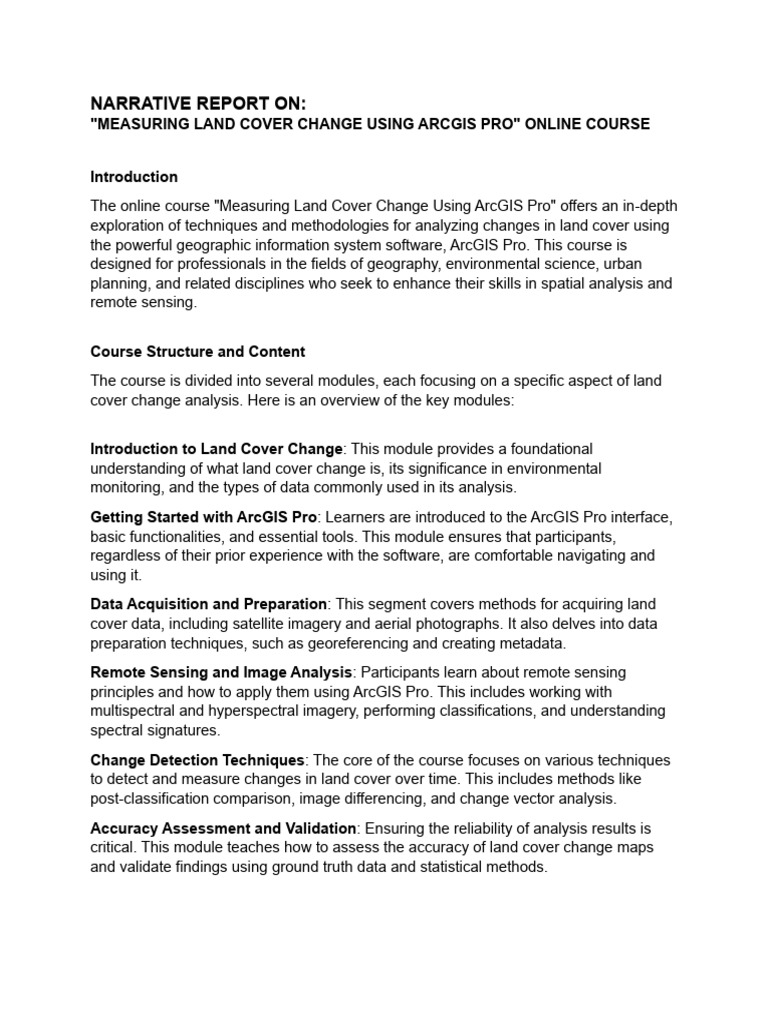 Narrative Report | PDF