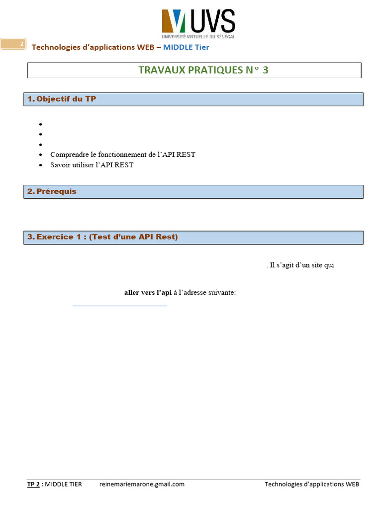 TP 03 - Middle Tier | PDF
