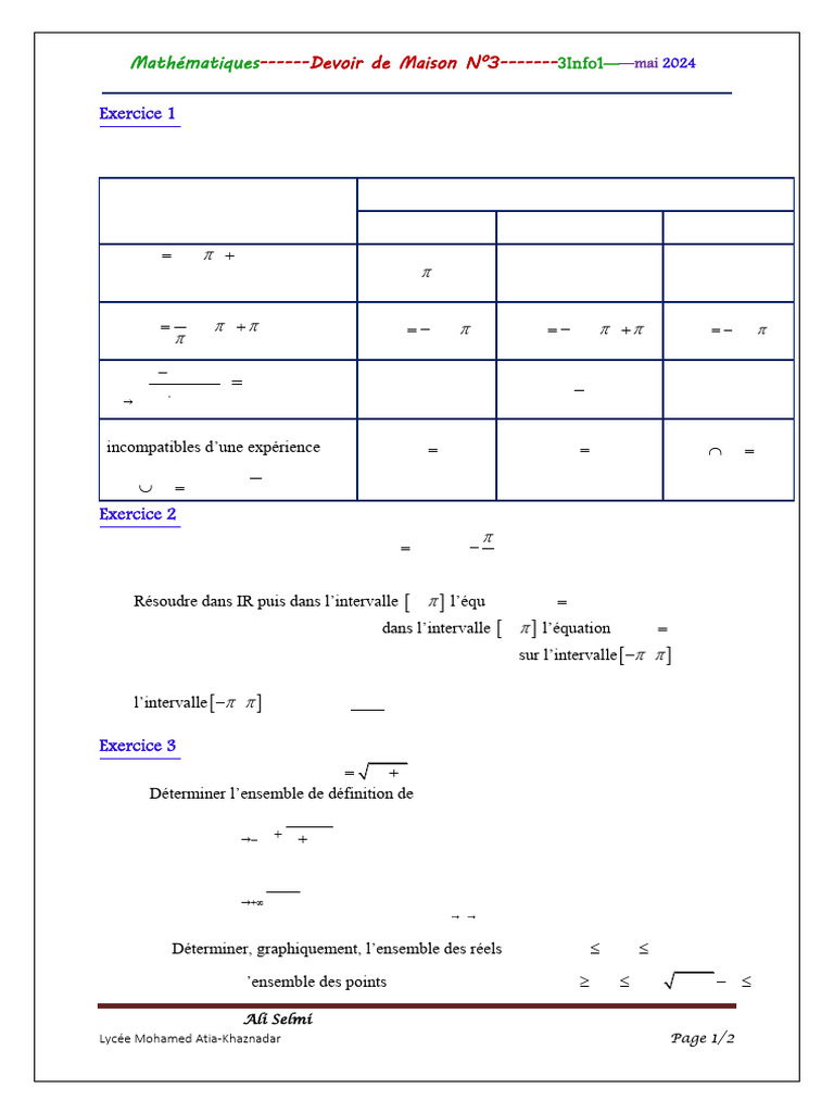 DM3 3info1 2023-2024 | PDF