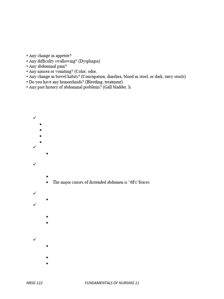 LECTURE FOUR - Abdominal and Eternal Genitalia Assessment | PDF