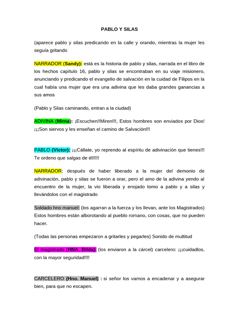 Pablo y Silas | PDF